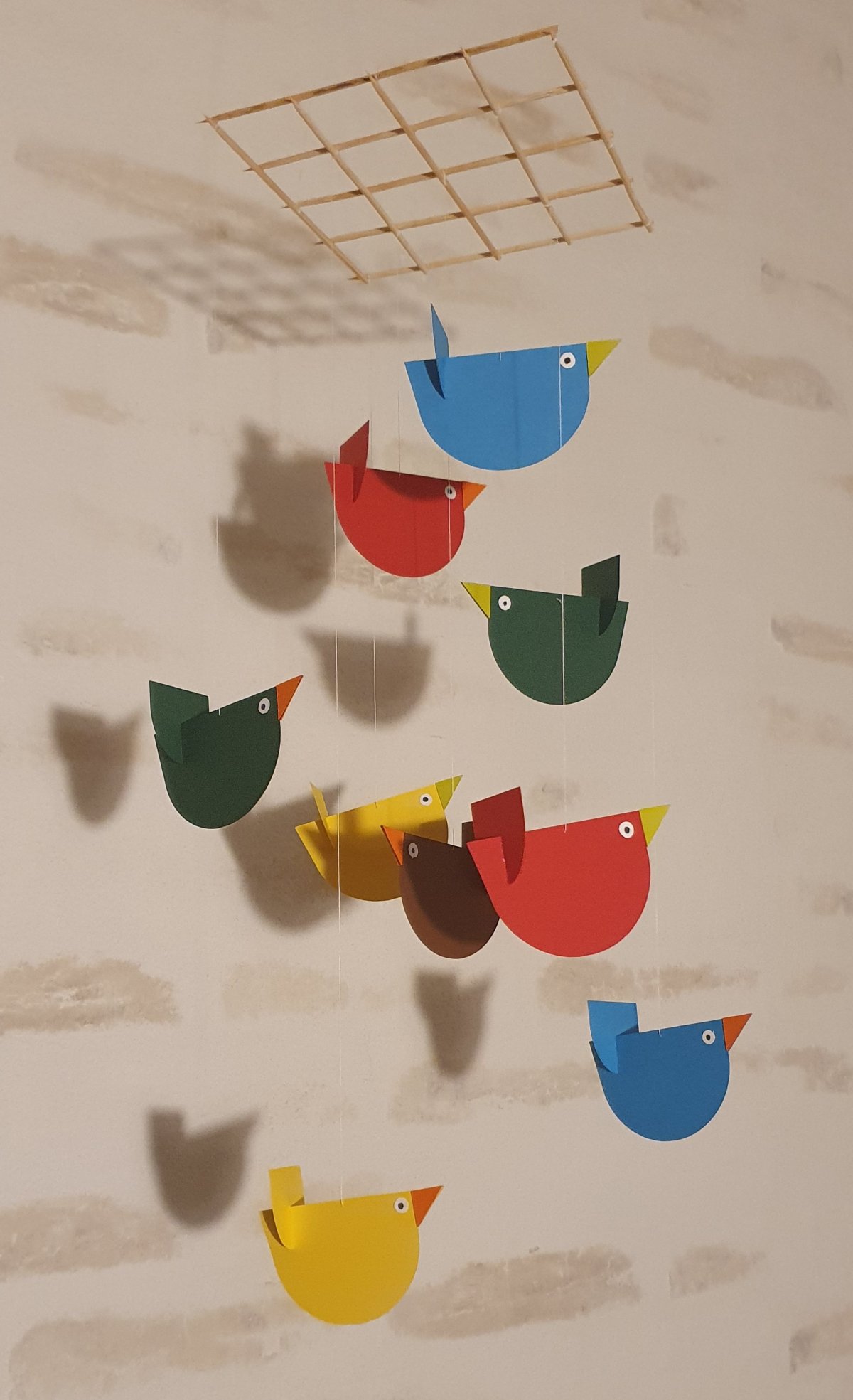 Papirklip - Fugle-mobile - Papirklip - AMOK1